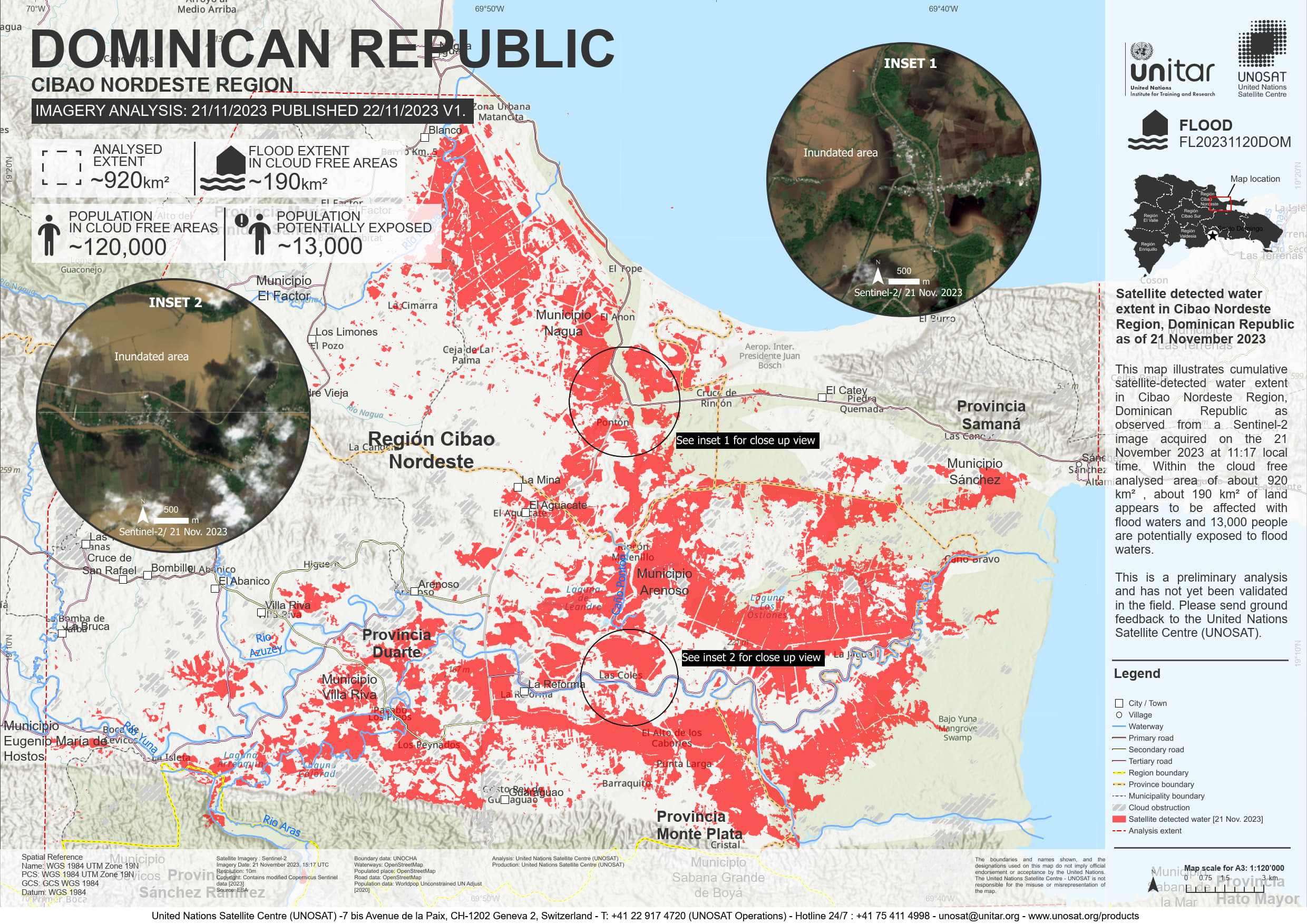 Cibao Dominican Republic Map